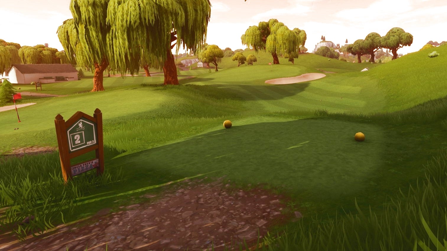 Fortnite Golf: Golfball zum Grün schlagen - Karte mit allen Löchern ...