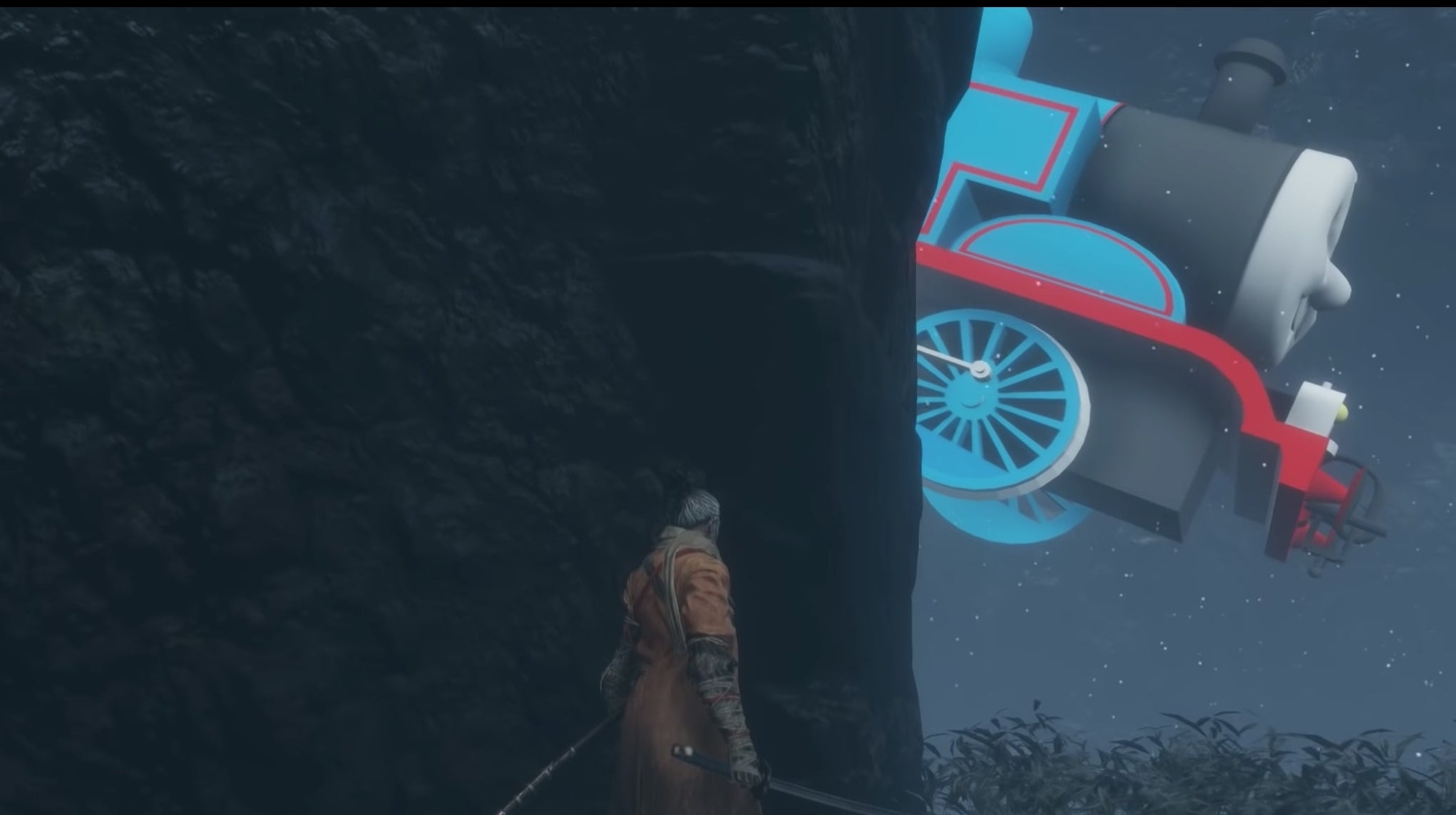 This PC mod replaces Sekiro's Great Serpent with Thomas the Tank Engine ...