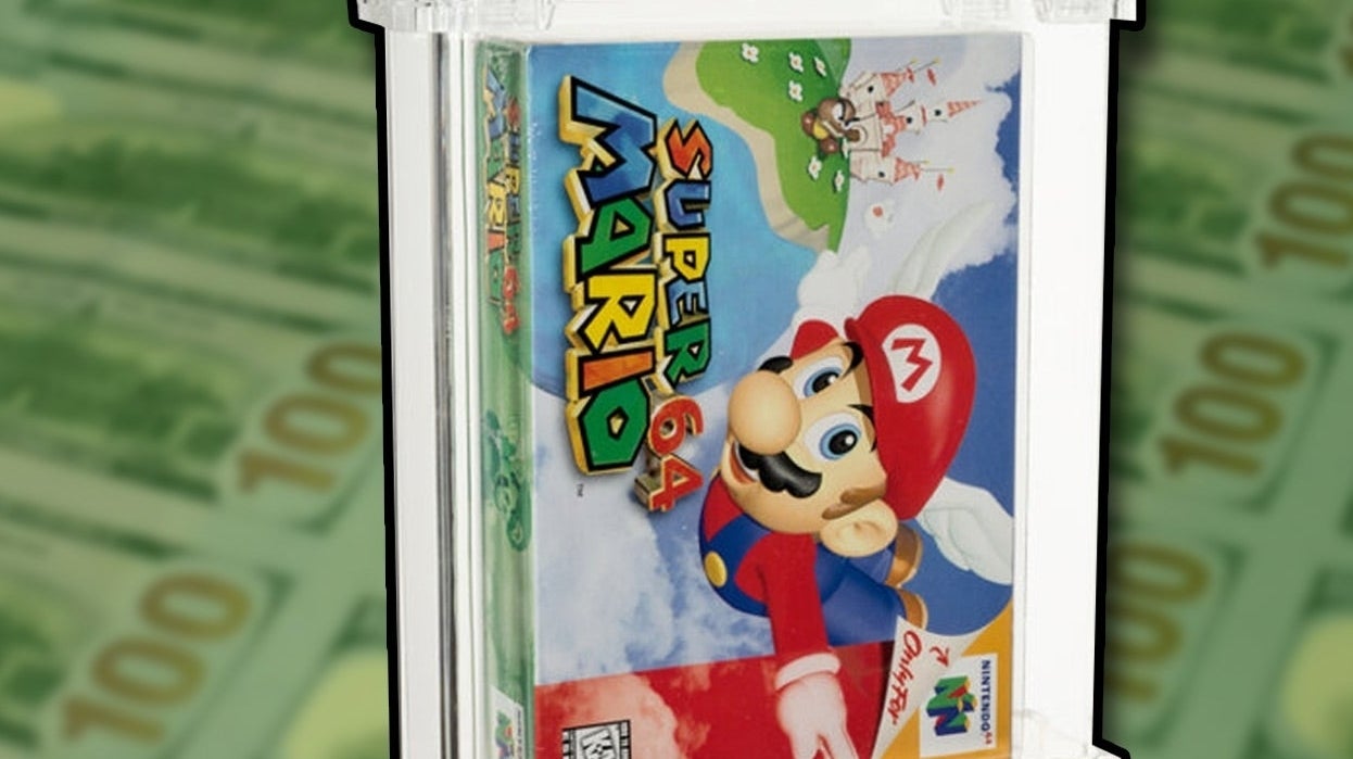 Sealed copy of Super Mario 64 sells for record-breaking $1.56m ...