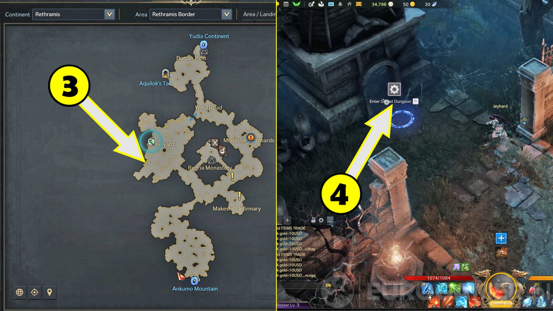 Lost Ark - mapa skarbów: Lone Demon's Demonic Cave | Eurogamer.pl