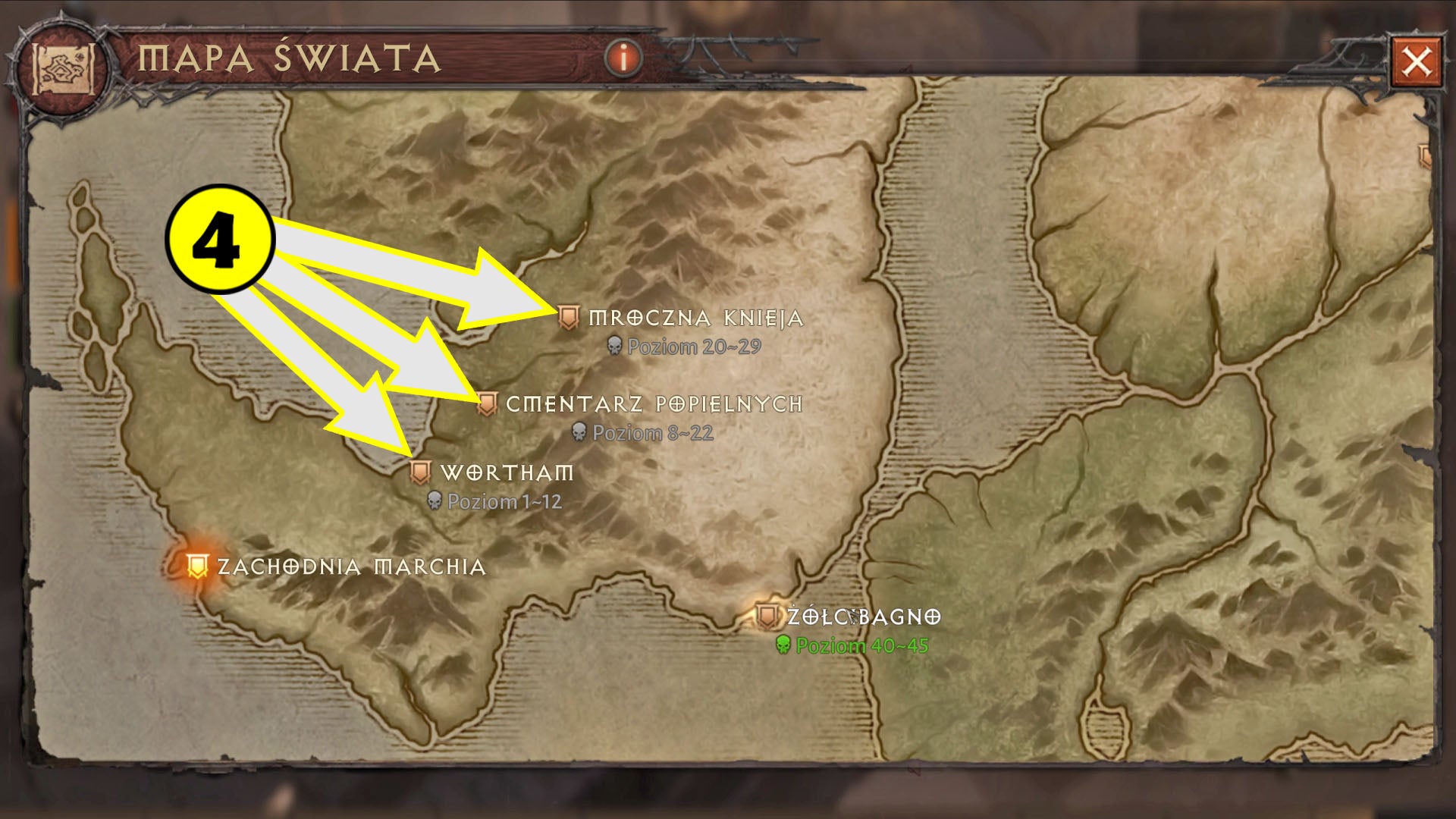 Diablo Immortal - mapa: jak otworzyć, nawigowanie, znaczniki, oddalanie ...