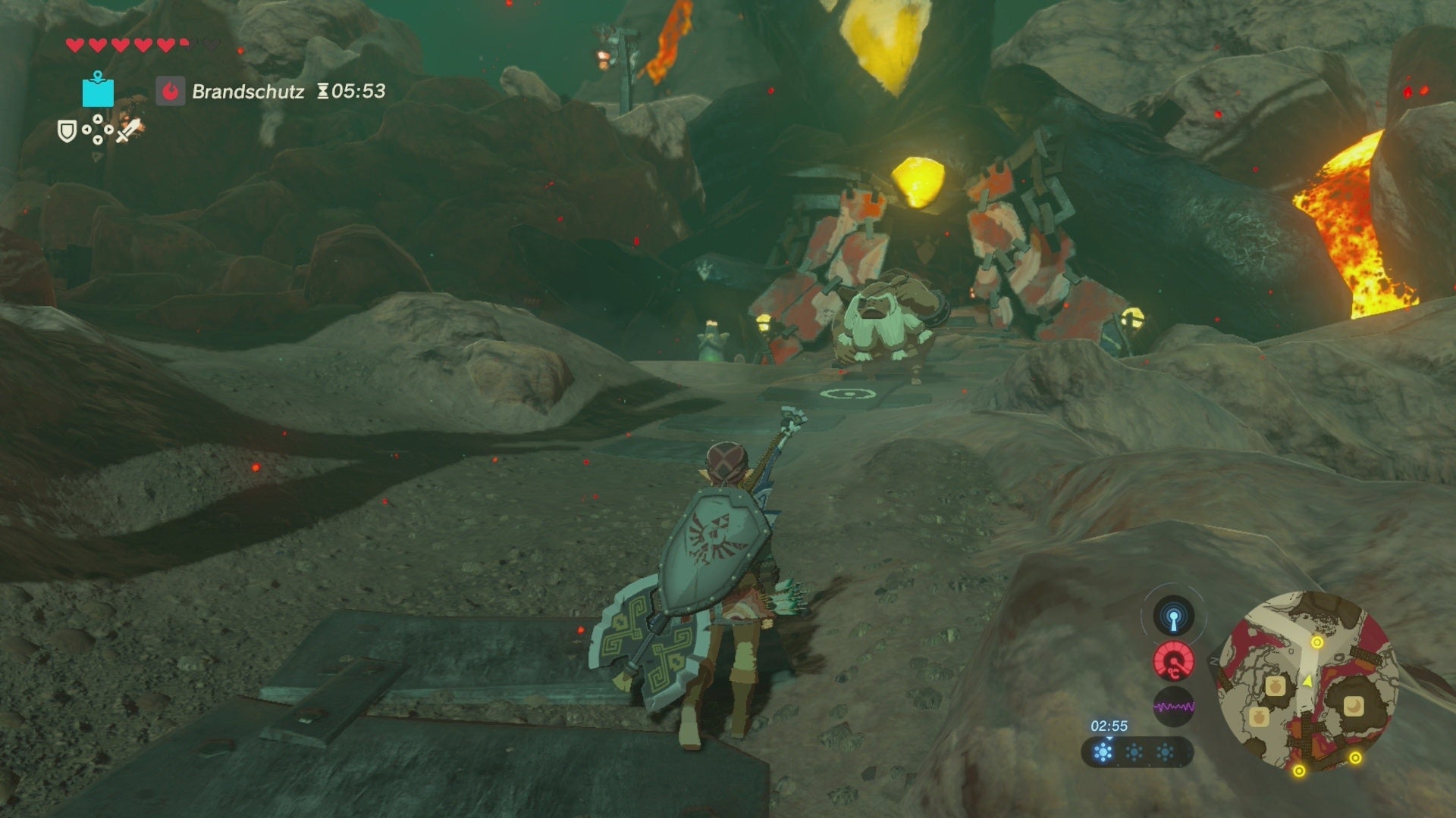 Zelda: Breath of the Wild: Die vier Titanen - Hitze überstehen, Eldin ...