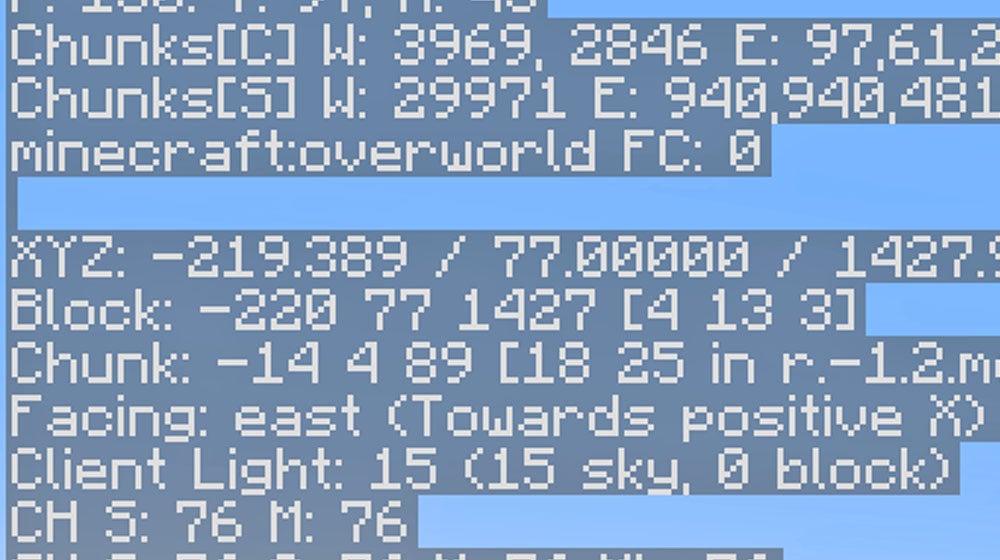 Minecraft - koordynaty, współrzędne: jak sprawdzić | Eurogamer.pl
