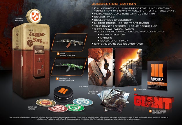 CoD: Black Ops 3's Juggernog Edition includes a functioning mini-fridge ...