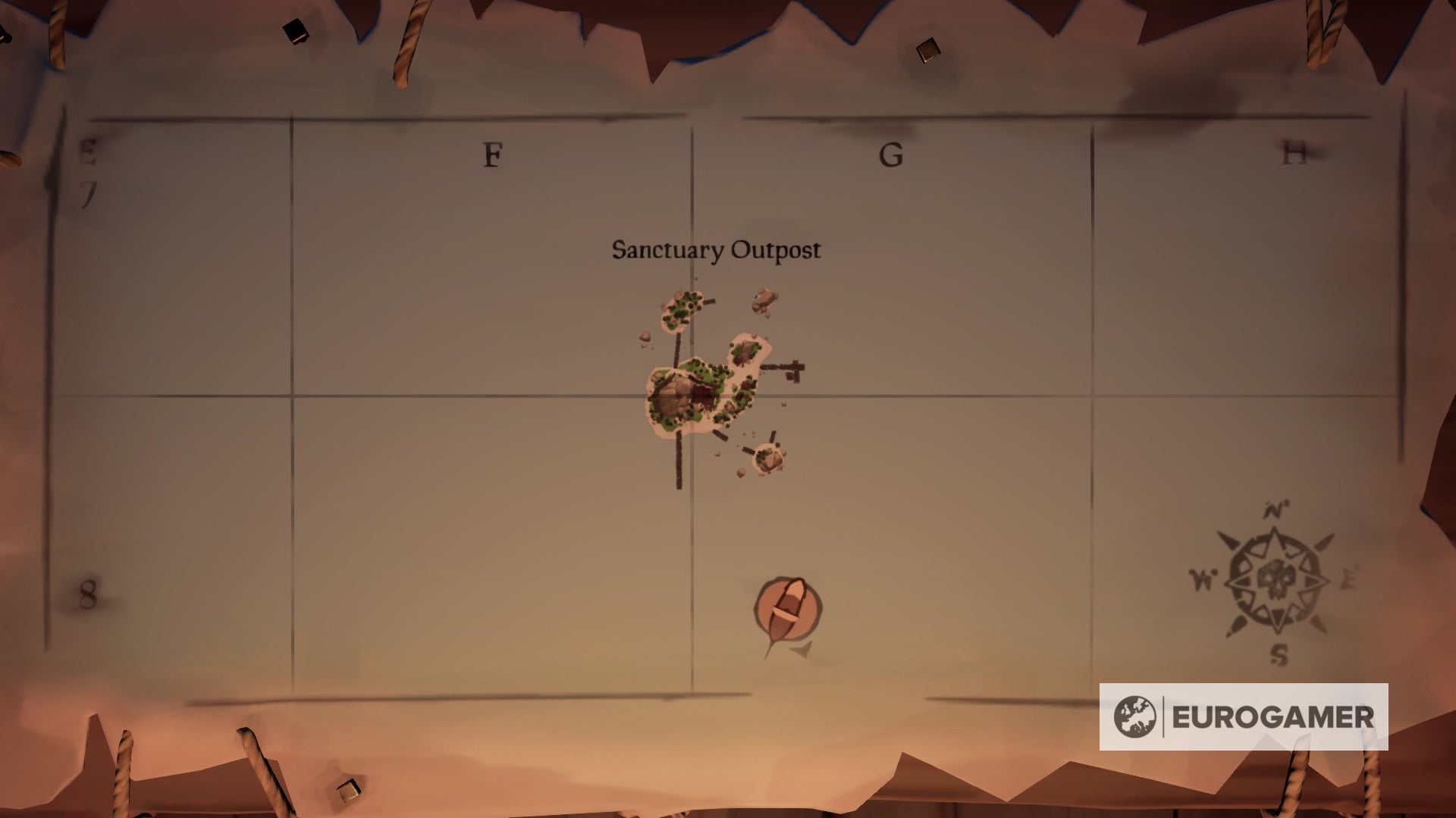 Sea of Thieves - Mapa: Coordenadas de las islas, nombres, formas y cómo ...