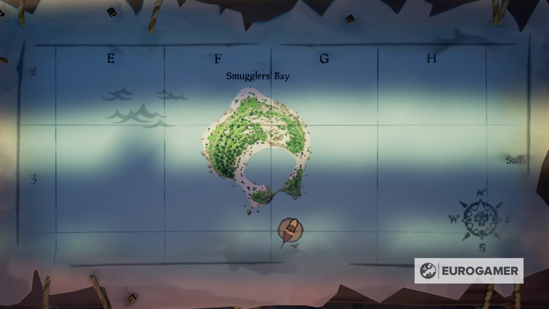 Sea of Thieves - Mapa: Coordenadas de las islas, nombres, formas y cómo ...