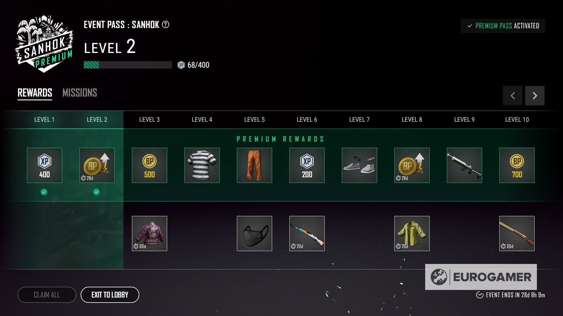 PUBG XP and levels - how to earn XP fast and levelling up explained ...