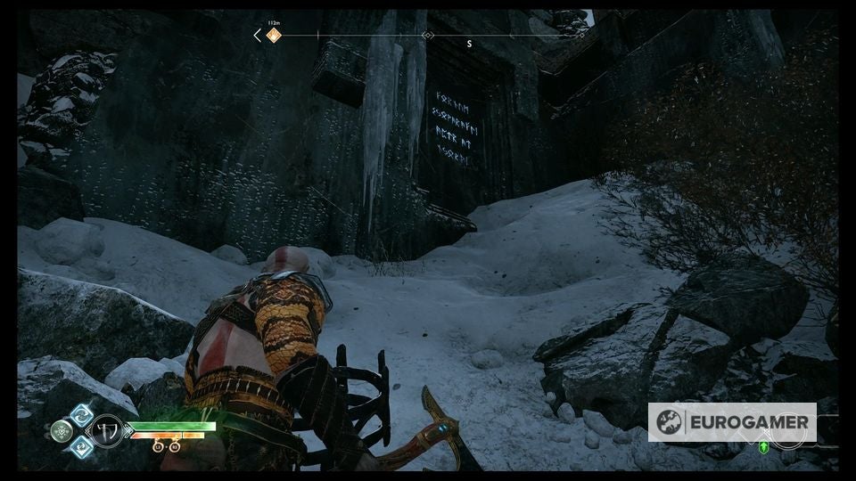 God of War - Thamur's Corpse puzzle solutions, Frozen Lake, Head of ...