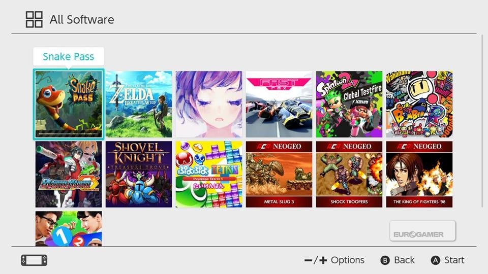 Nintendo Switch unlocks a hidden menu screen when you own lots of games ...