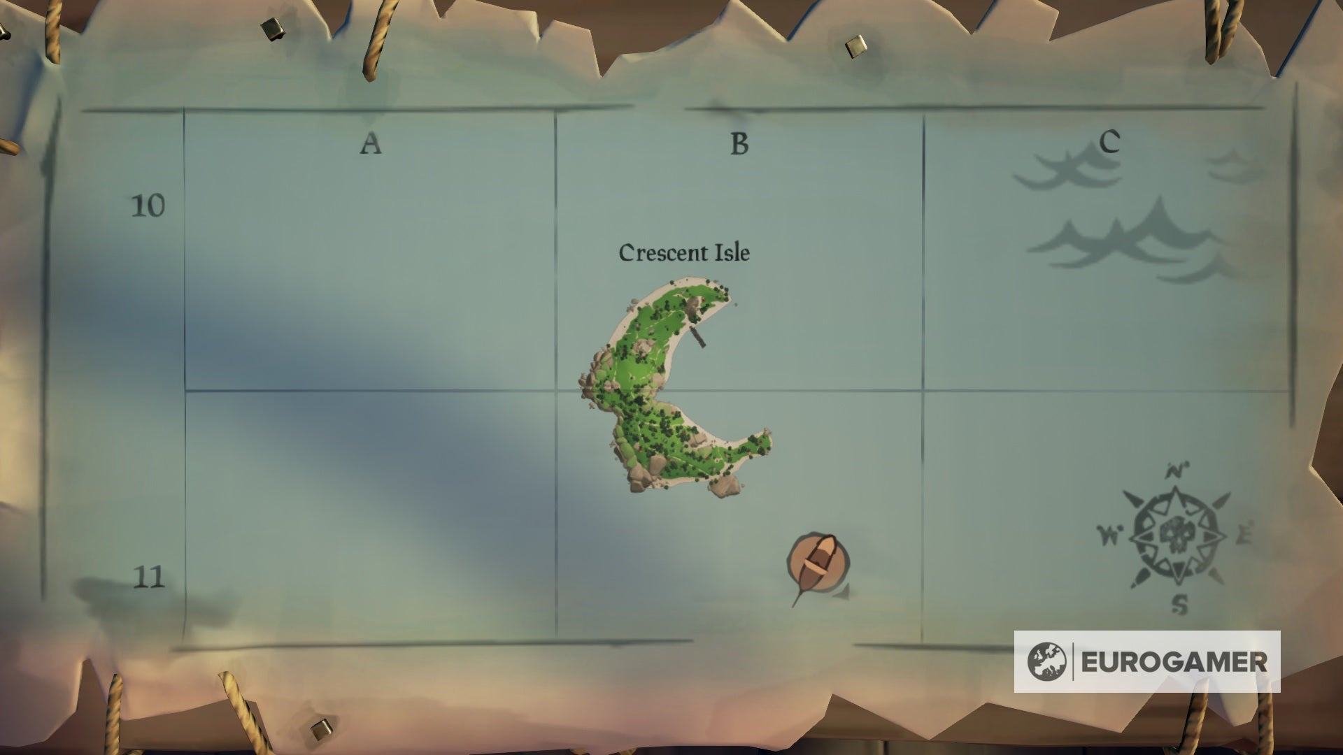 Sea of Thieves - Mapa: Coordenadas de las islas, nombres, formas y cómo ...