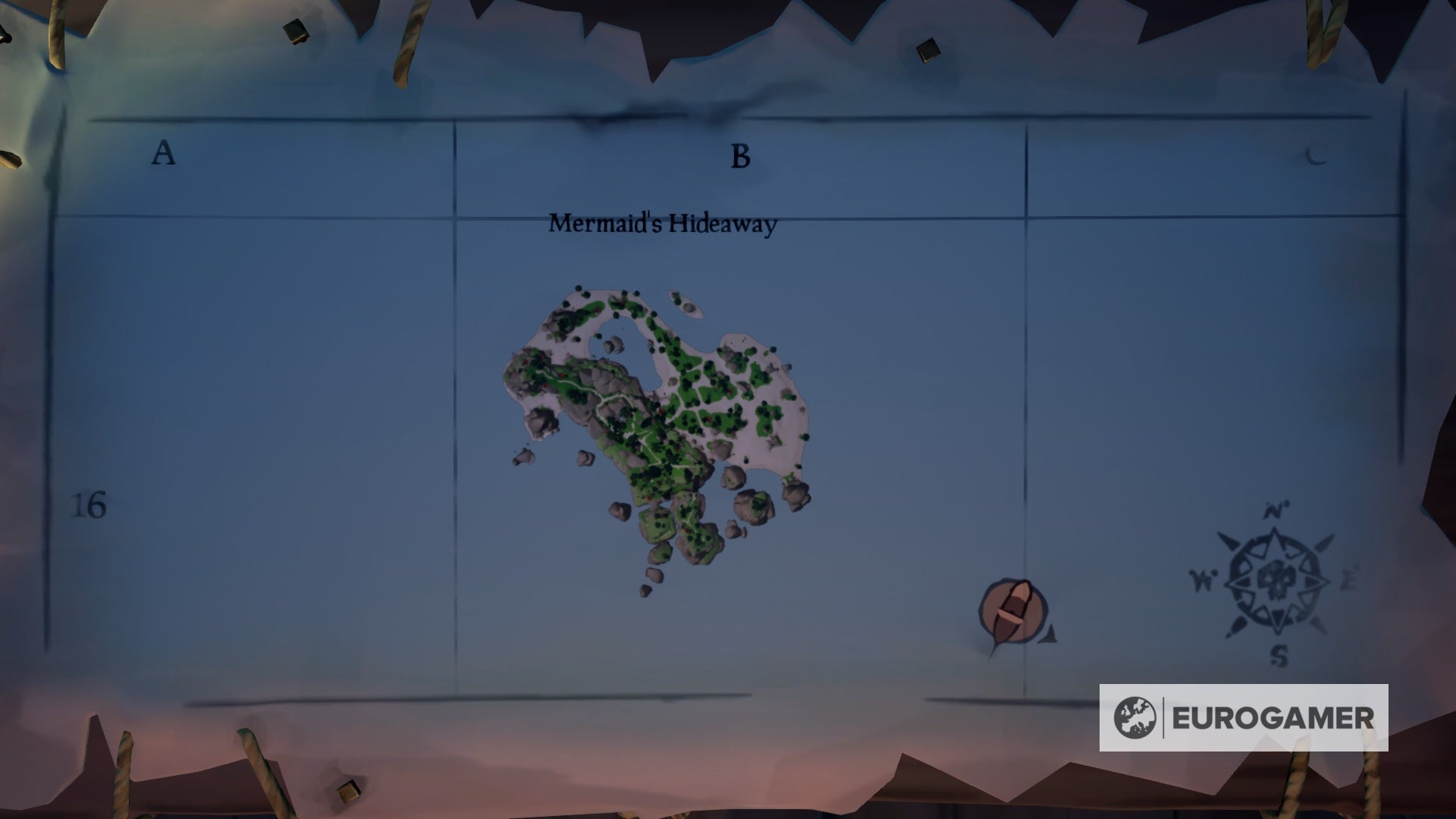 Sea of Thieves - Mapa: Coordenadas de las islas, nombres, formas y cómo ...