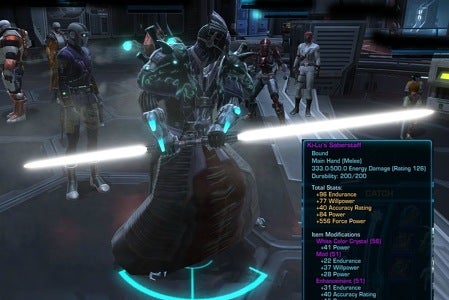 SWTOR vendors to sell ultra-rare white Lightsaber crystals | Eurogamer.net