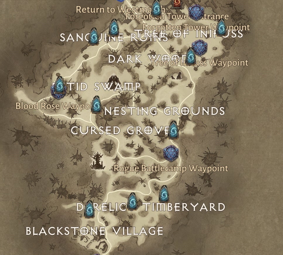 Dark wood side quests diablo immortal