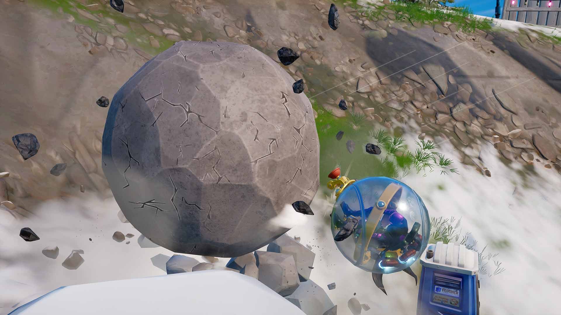 Fortnite: Rollbrocken – Fundorte auf der Season 3 Map | Eurogamer.de