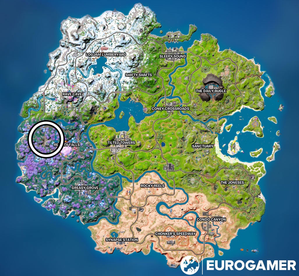 Fortnite Geyser location and how to launch into the air using geysers ...