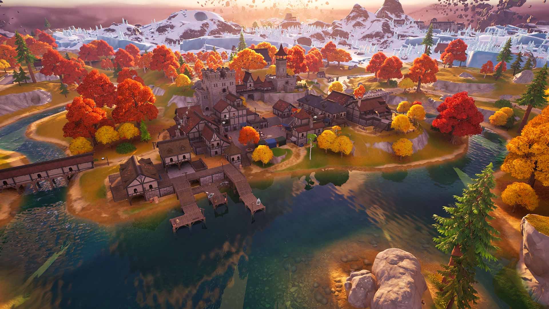 Fortnite Map in Chapter 4 Season 1: Erstmals alle benannten Orte neu ...