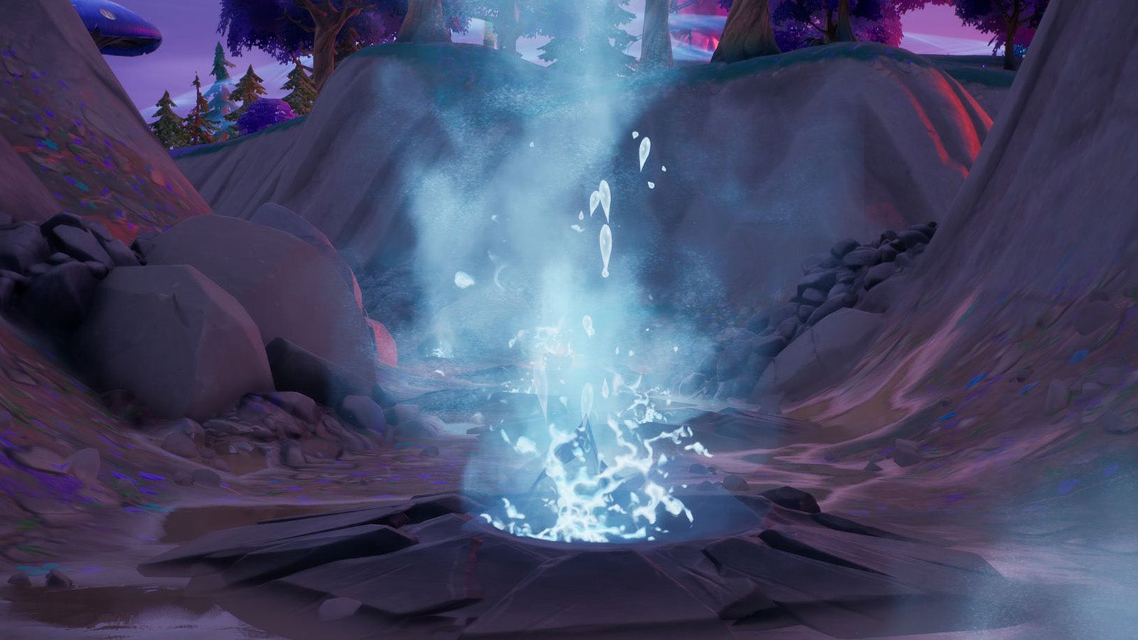 Fortnite Geyser location and how to launch into the air using geysers ...