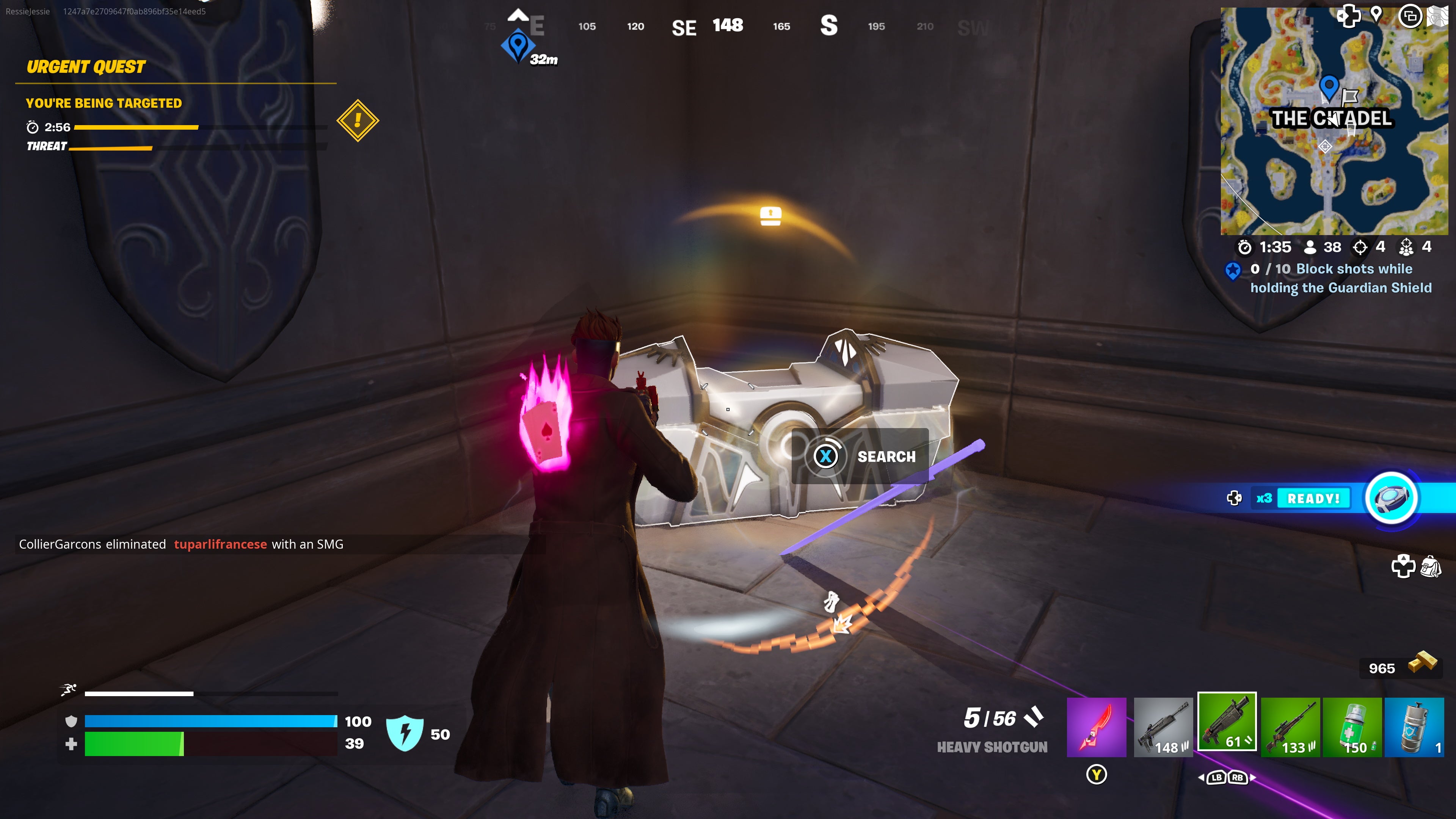 Fortnite Guardian Shield locations and how to block shots while holding ...