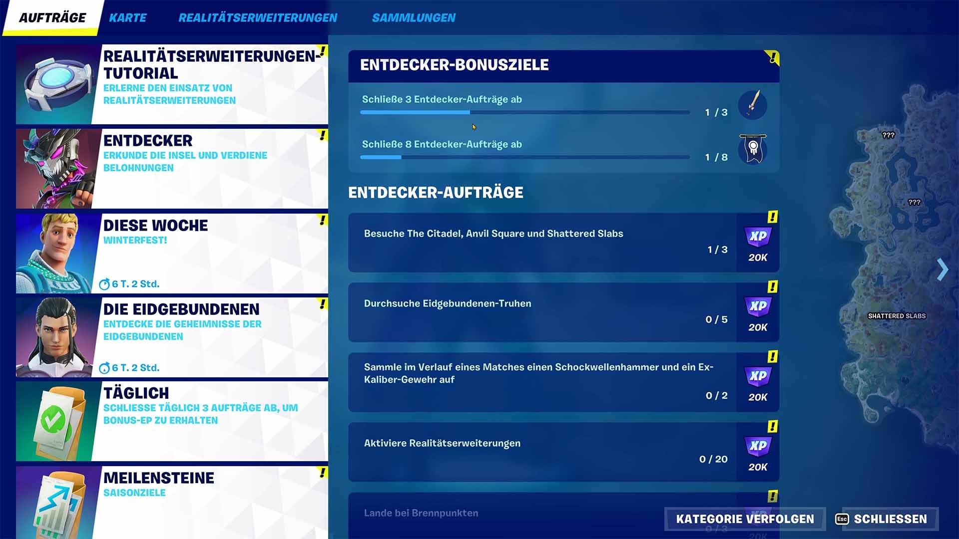 Fortnite Chapter 4 Season 1: Alle Aufgaben, Aufträge und Bonusziele ...