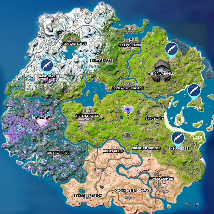 Where to purchase an Exotic weapon from a character in Fortnite ...