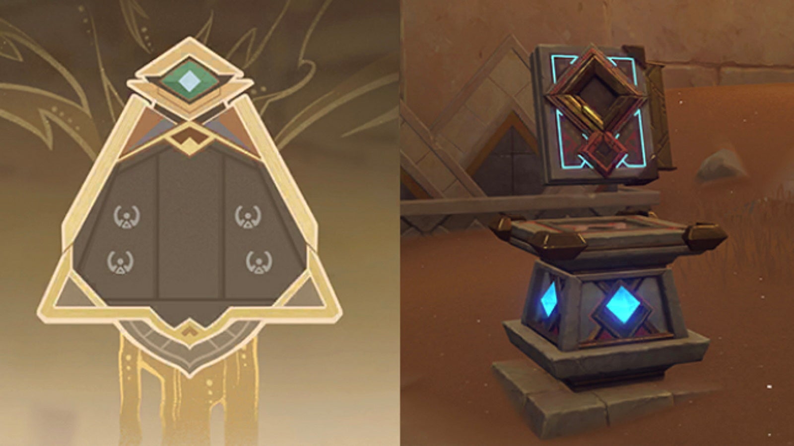 How to get Clearance and Scarlet Sand Slate in Genshin Impact Golden ...