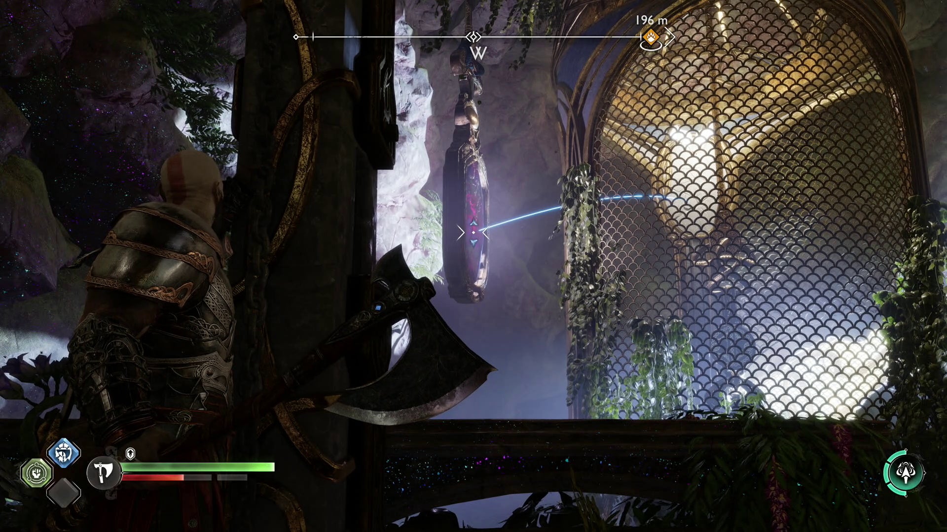 God of War Ragnarök how to solve Alfheim Temple of Light white marble ...