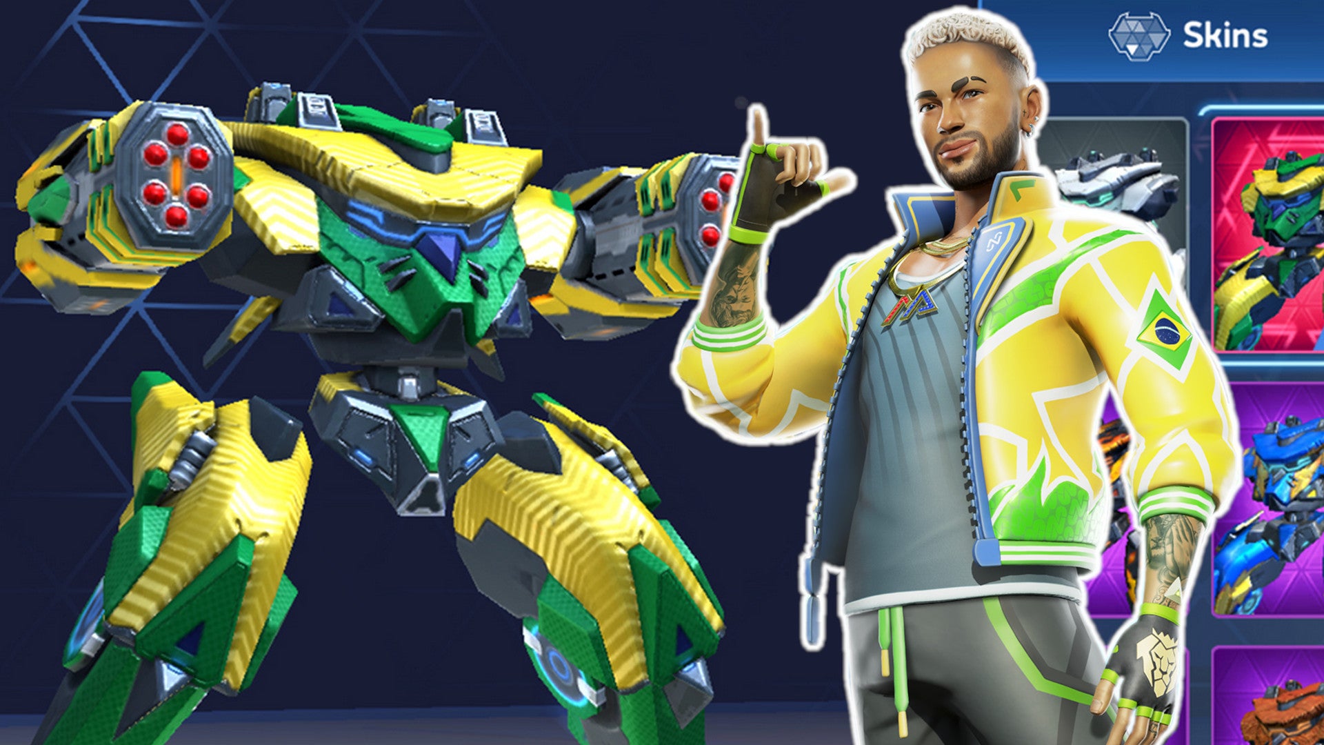 Neymar macht mal wieder E-Sport: diesmal findet ihr den Star in Mech ...