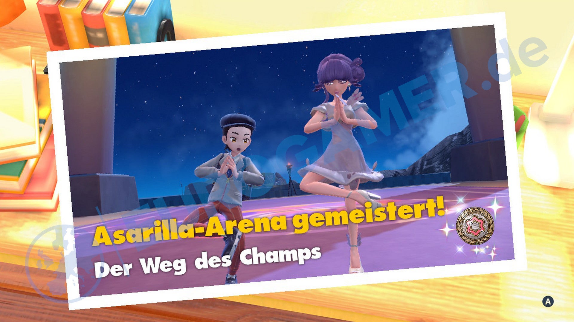 Pokémon Karmesin und Purpur: Arenaleiterin Tulia in der Asarilla-Arena ...