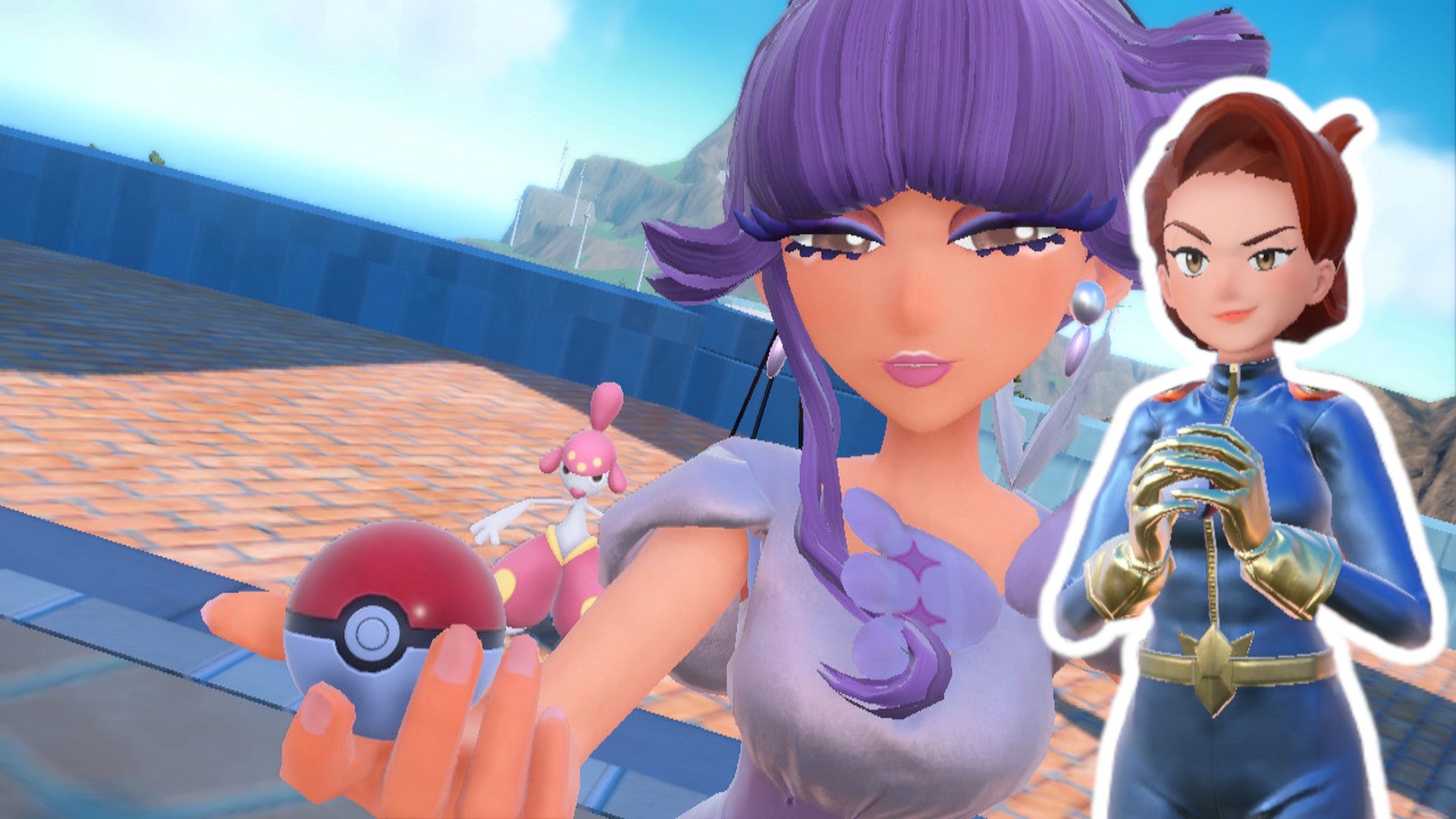 Pokémon Karmesin und Purpur: Arenaleiterin Tulia in der Asarilla-Arena ...