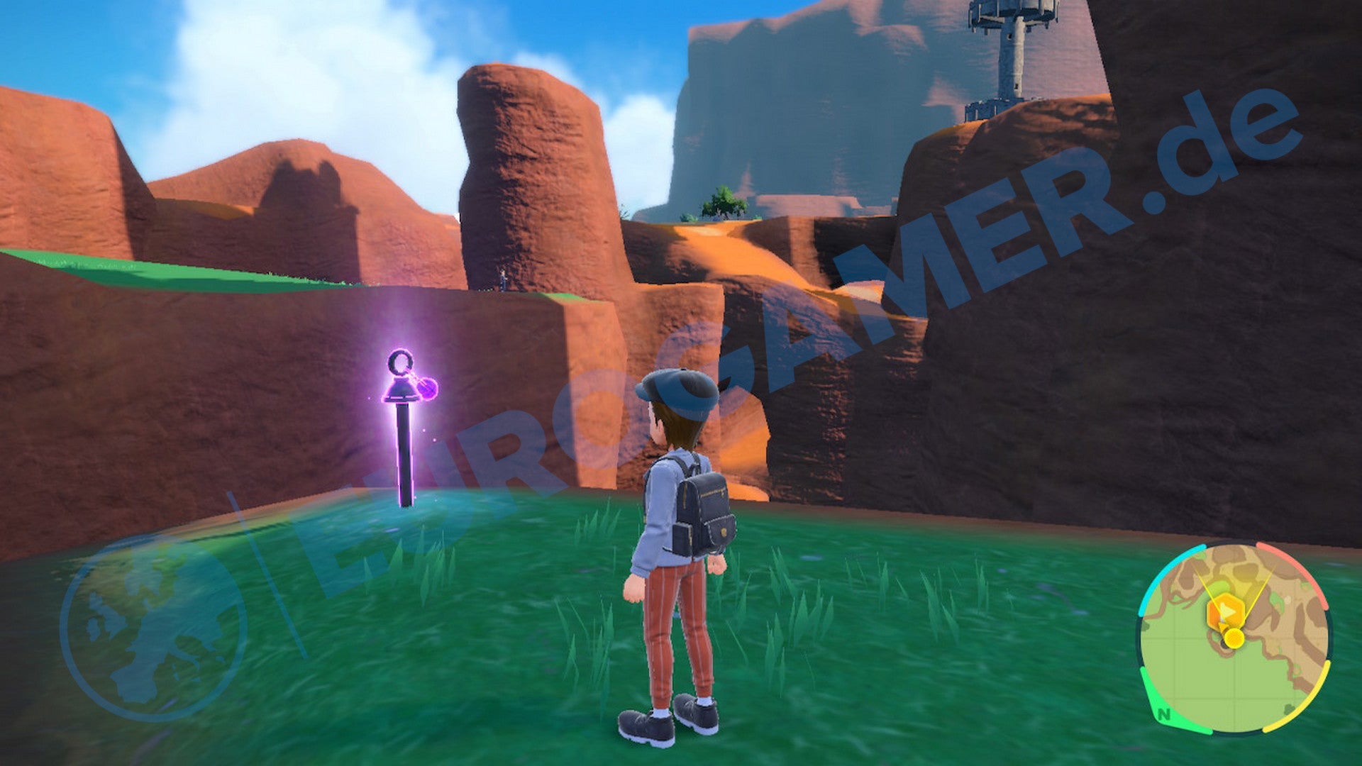 Pokémon Karmesin und Purpur: Fundorte aller schwarzen Pfähle im Boden ...