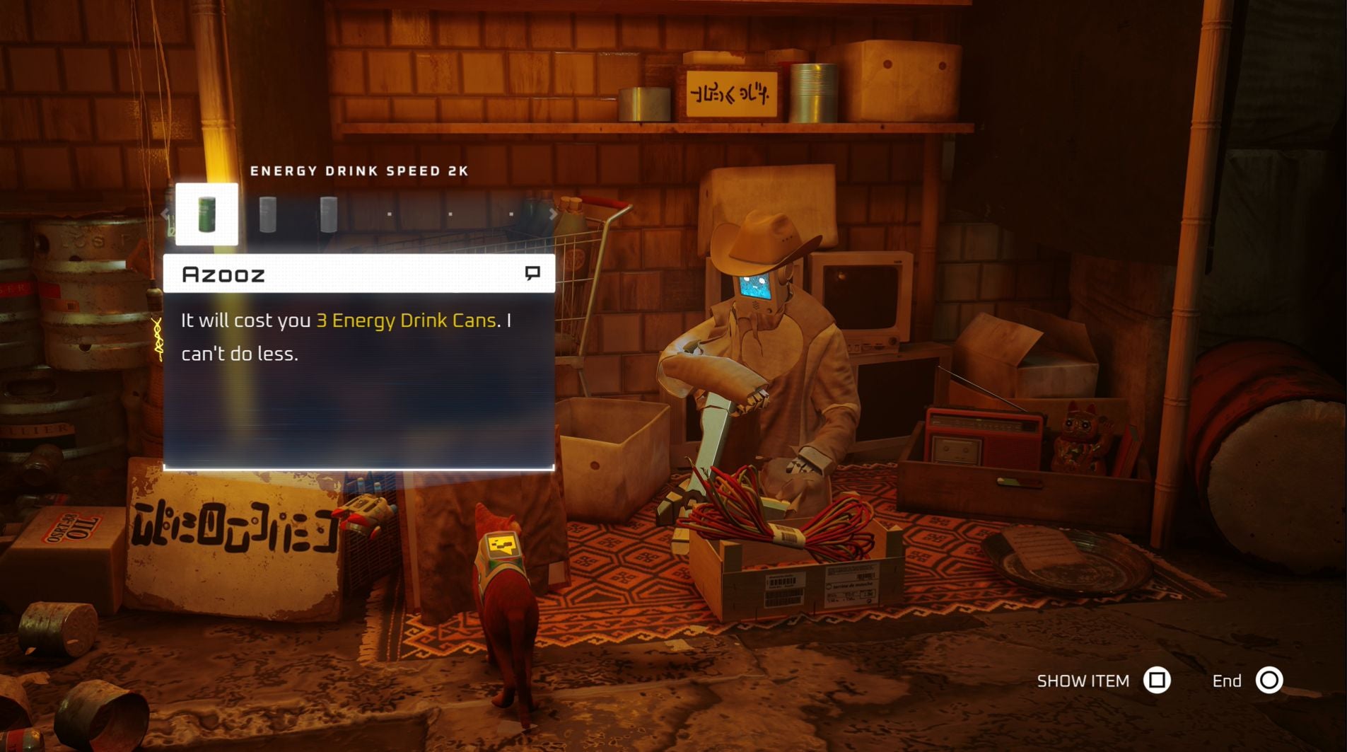 All Stray memories, including every Slums, Sewers and Midtown memory ...