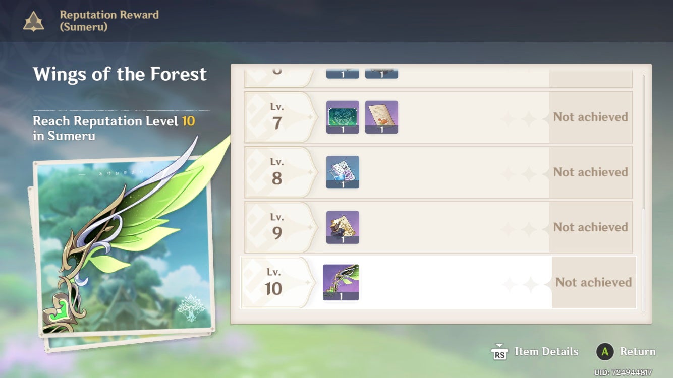 Genshin Impact how to unlock Sumeru Reputation, all Sumeru Reputation ...