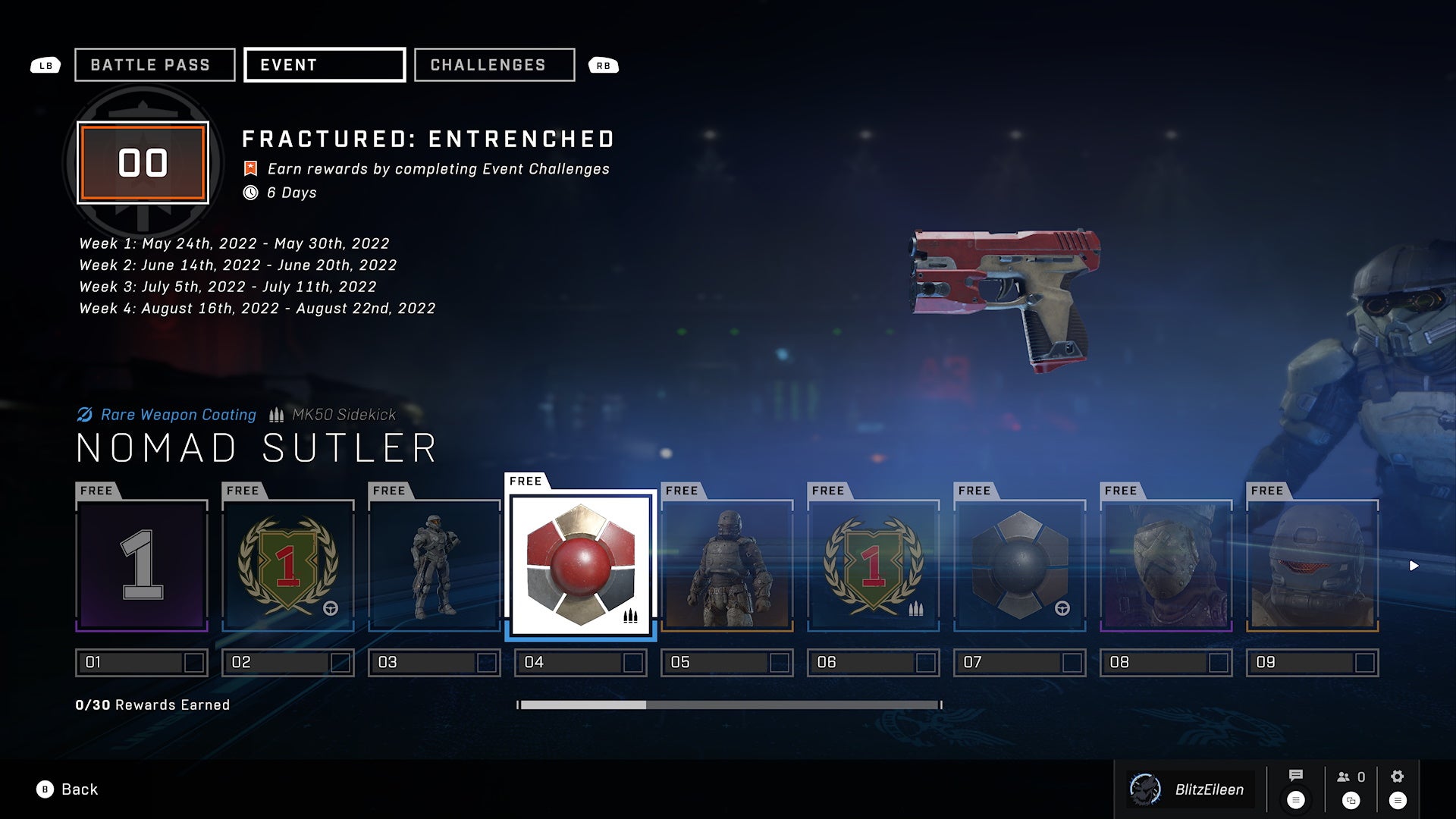 Halo Infinite Fracture Entrenched event rewards, Land Grab challenges ...