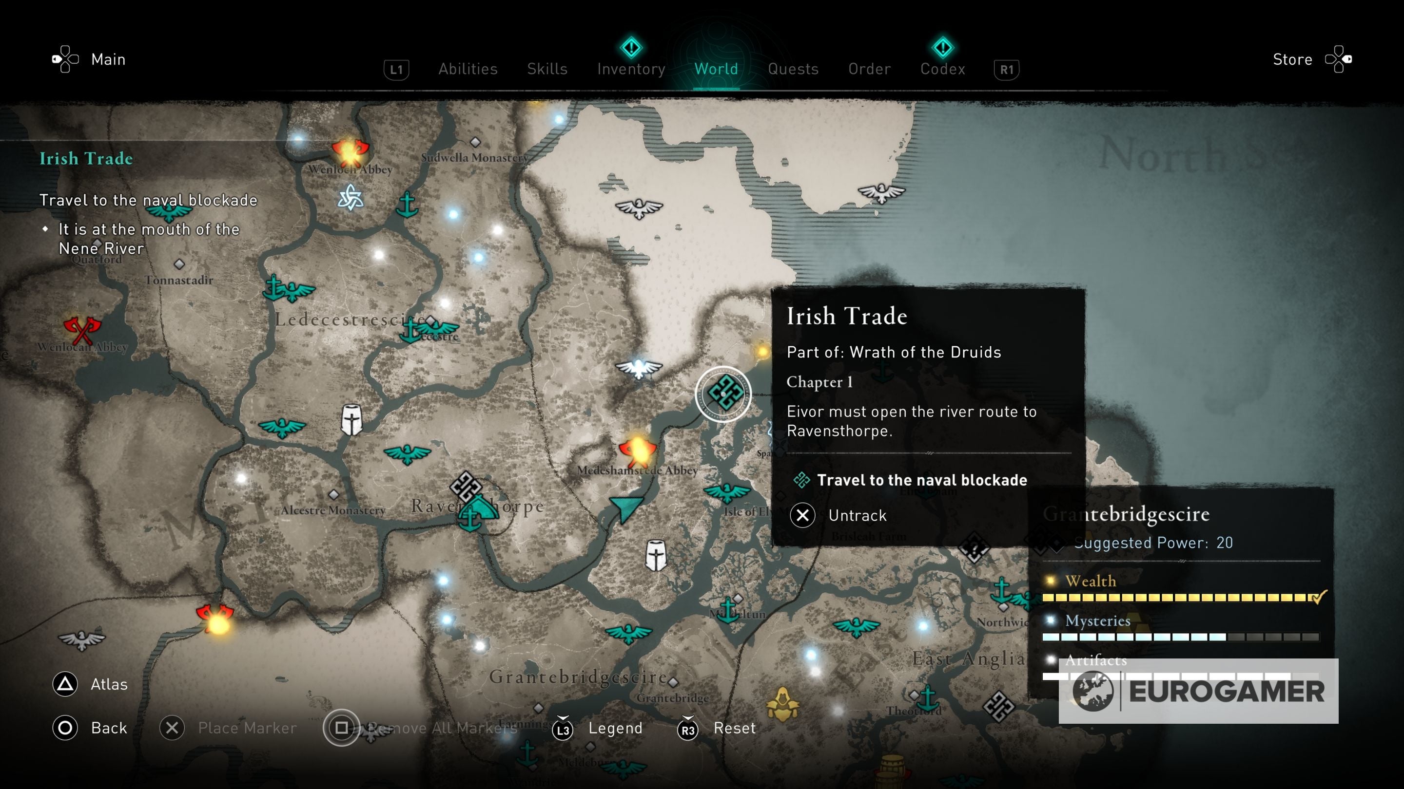 Assassin's Creed Valhalla - How to start Wrath of the Druids DLC, level ...