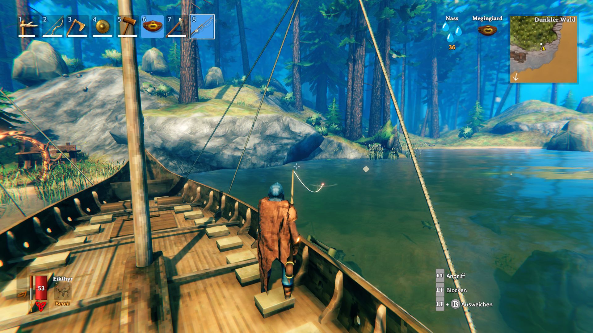 Valheim - Angeln: So ködert ihr Fische und zieht sie aus dem Wasser ...