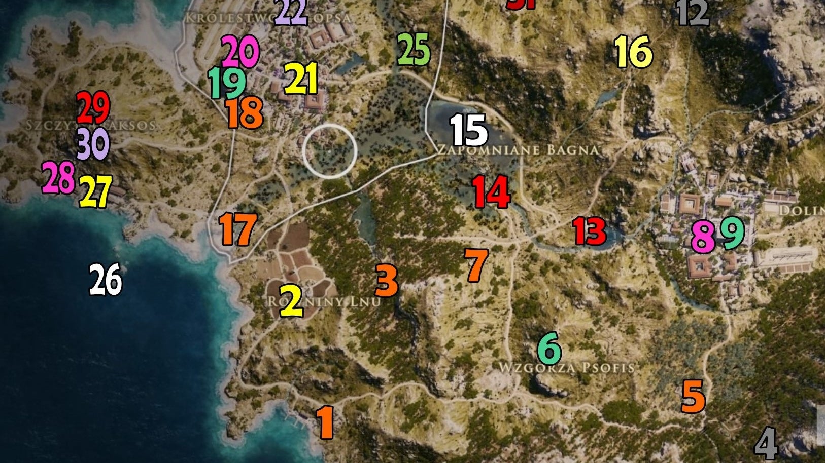 Assassin's Creed Odyssey - Elis: mapa | Eurogamer.pl