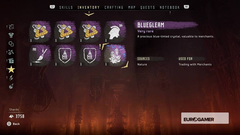 Horizon Frozen Wilds Bluegleam - how to get Bluegleam easily in the ...