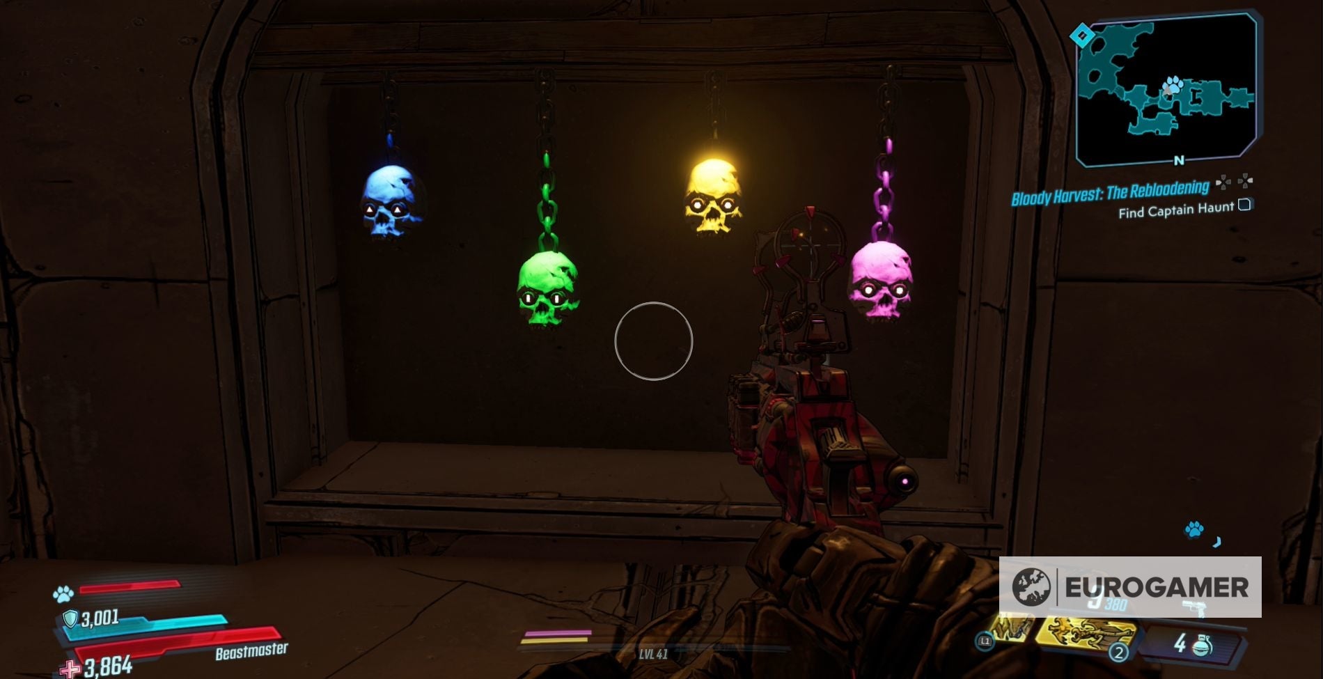 Borderlands 3 Pumpkin Puzzle - How to solve the coloured skulls and ...