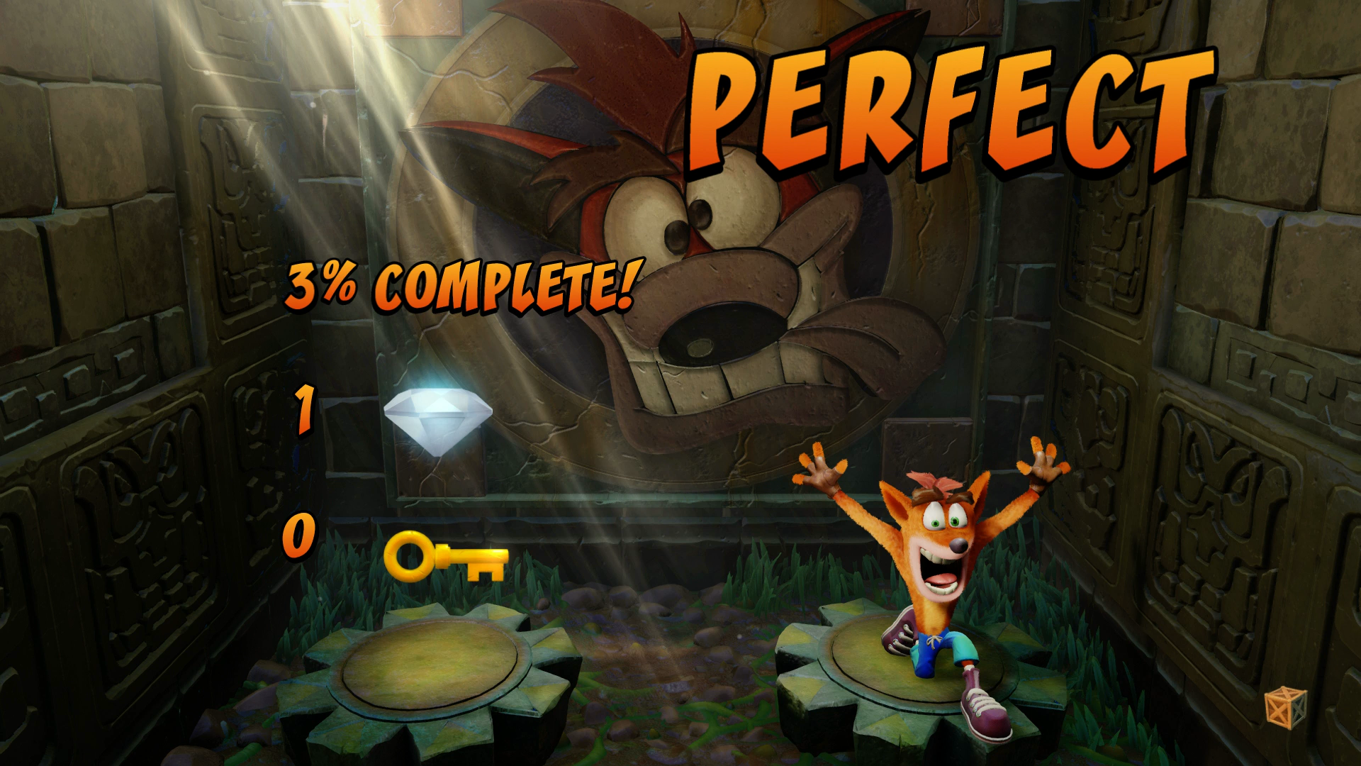 Crash Bandicoot Gems walkthrough: All green, white, red, blue, purple ...