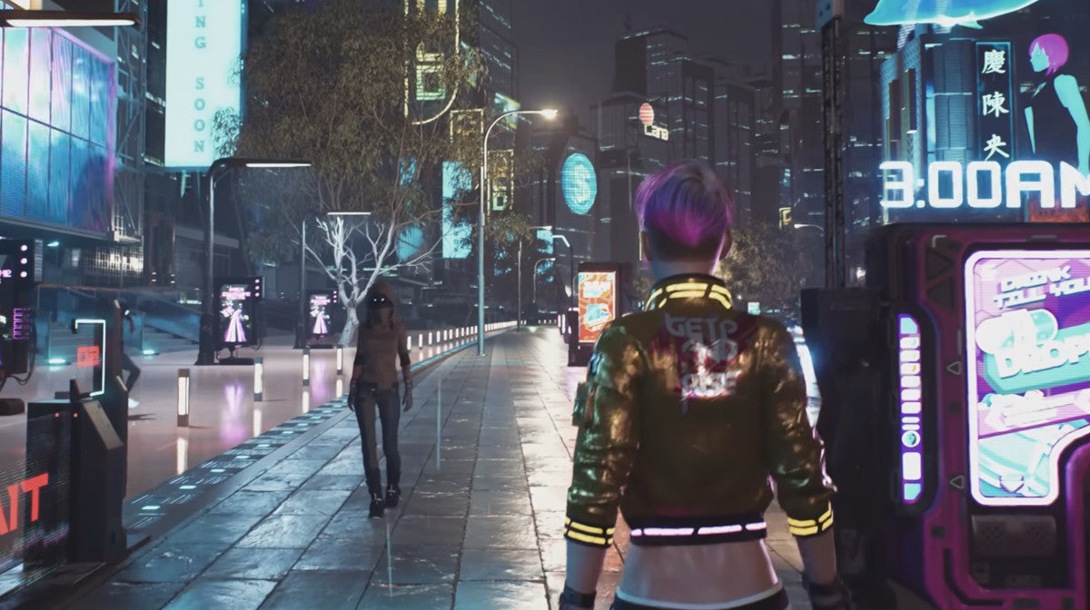 Tym razem Cyberpunk 2077. Silnik Unreal Engine 5 znów zachwyca ...