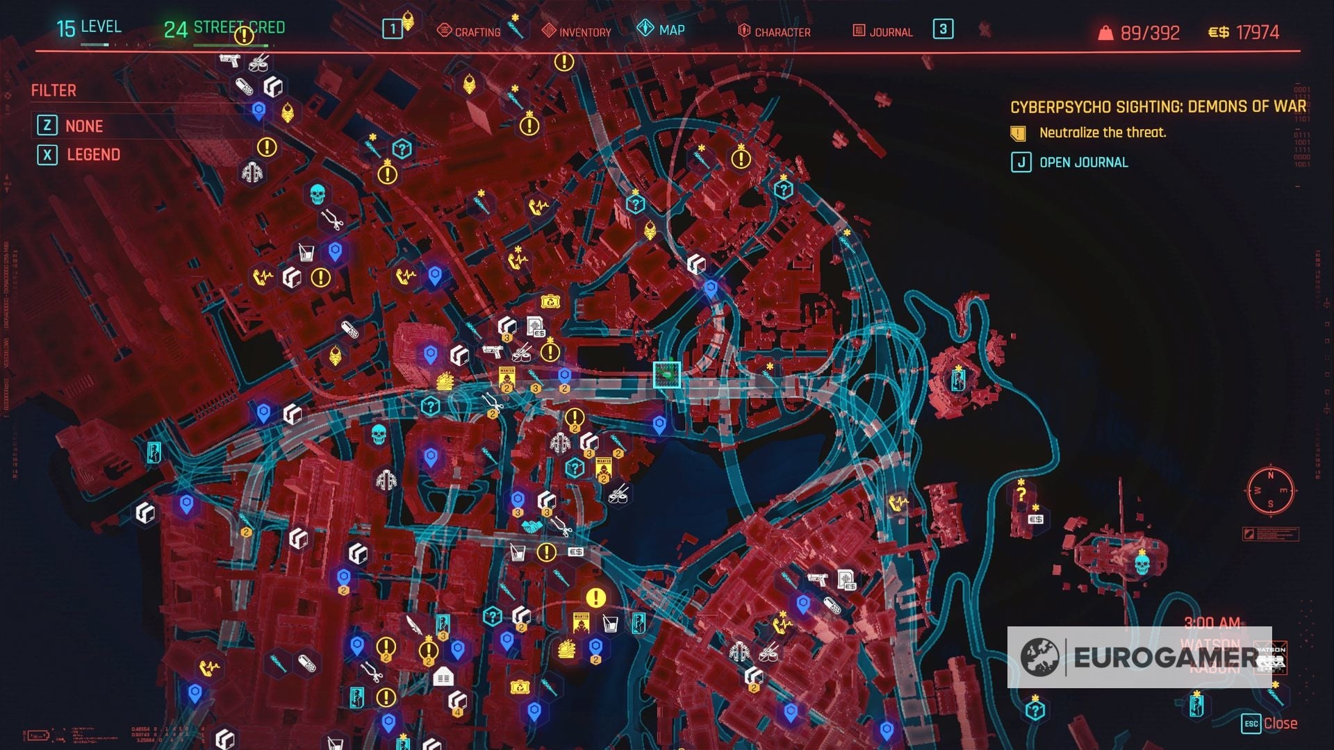 Cyberpunk 2077 Cyberpsycho Sighting locations and strategies explained ...