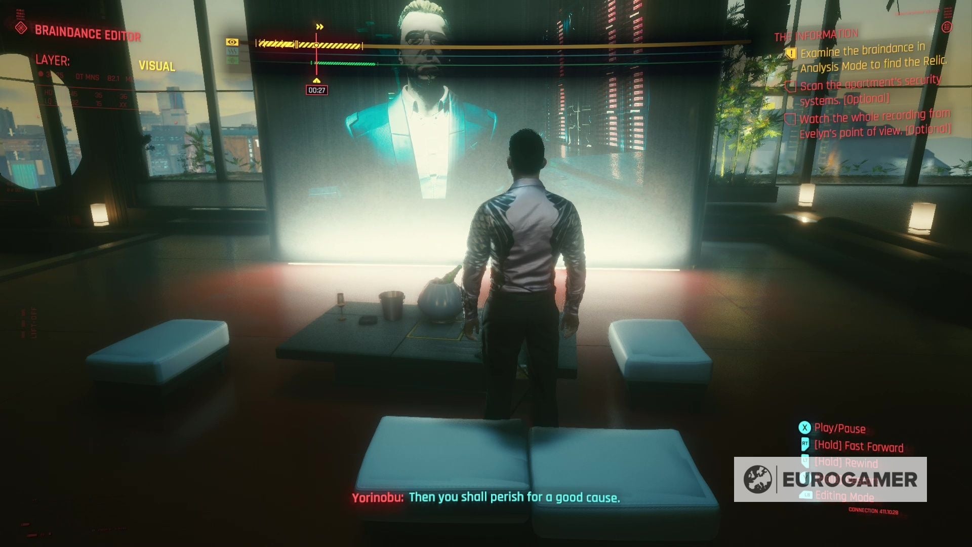 Cyberpunk 2077 The Information Braindance walkthrough | Eurogamer.net