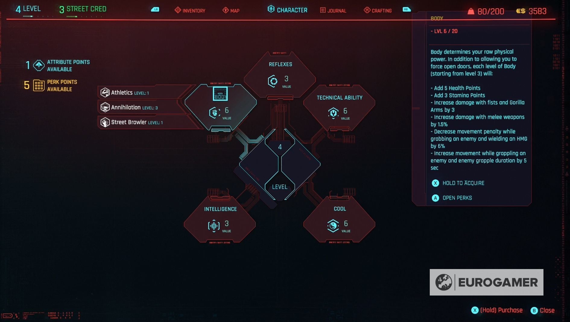 Cyberpunk 2077 best starting perks and best attributes for new and ...