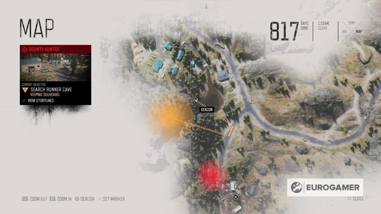 Days Gone Nero Research Site locations, Nero Checkpoint locations and ...