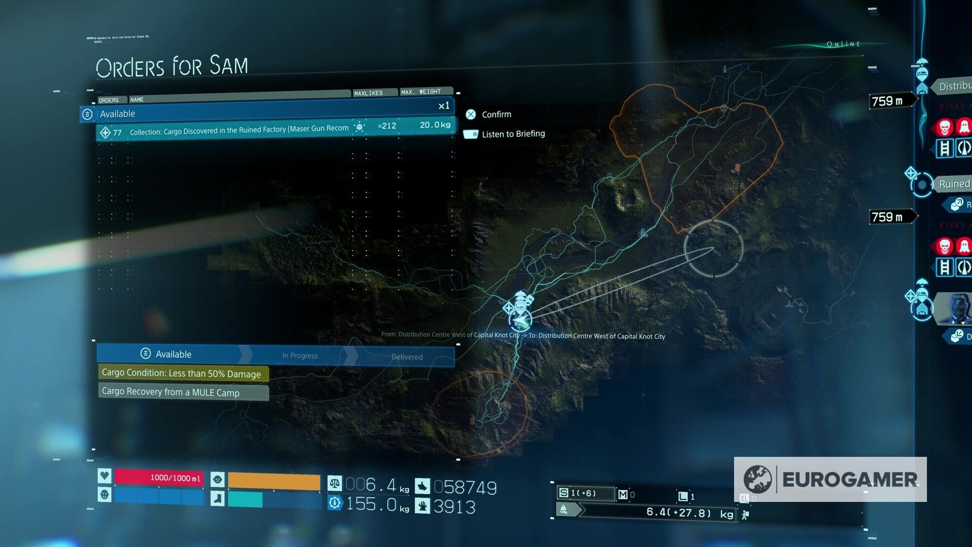 Death Stranding new story missions: How to start the Director's Cut's ...