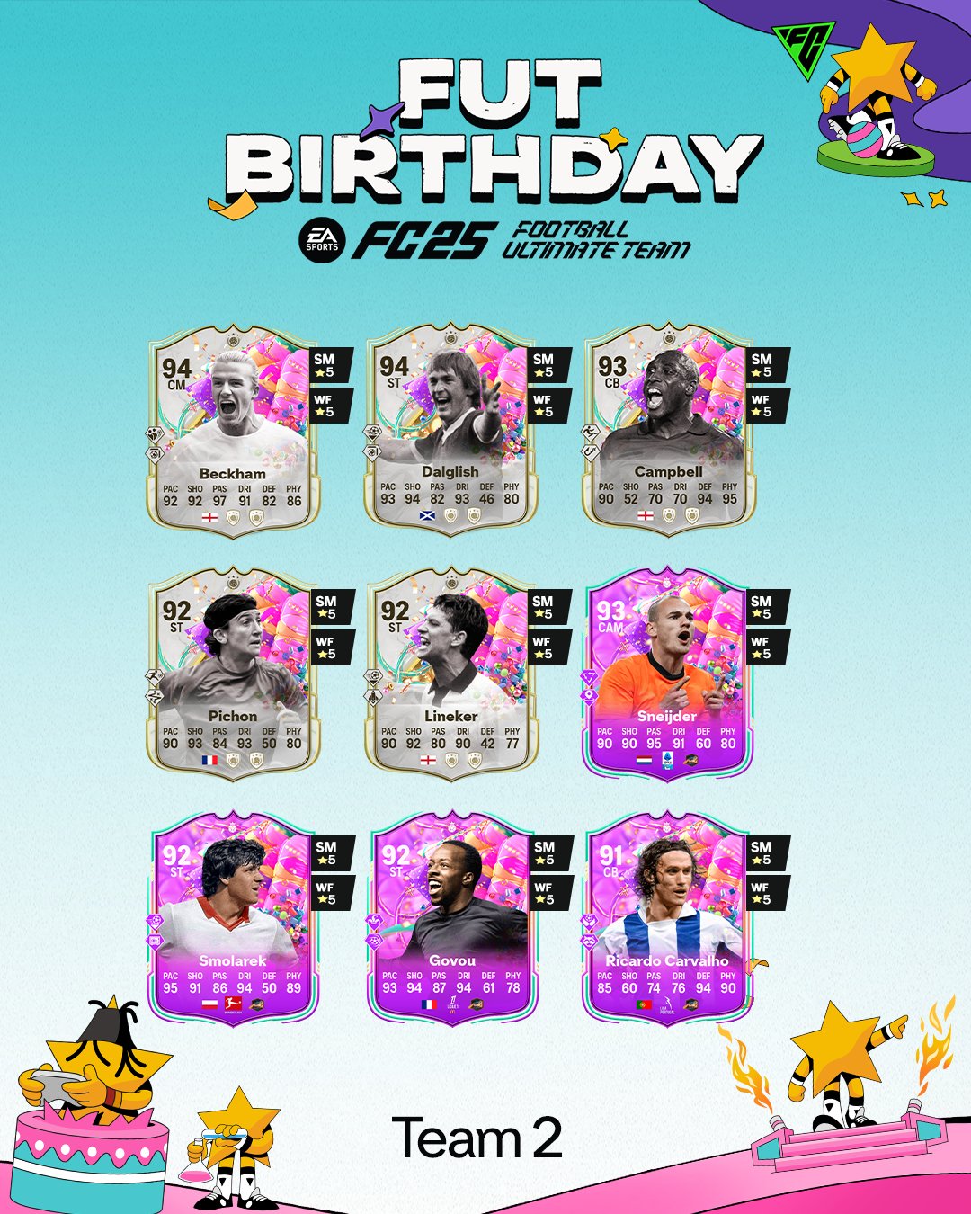 EA FC 25: FUT Birthday-Icons & -Heroes Team 2 ist da! - Alle Ikonen, Leaks und Infos | Eurogamer.de
