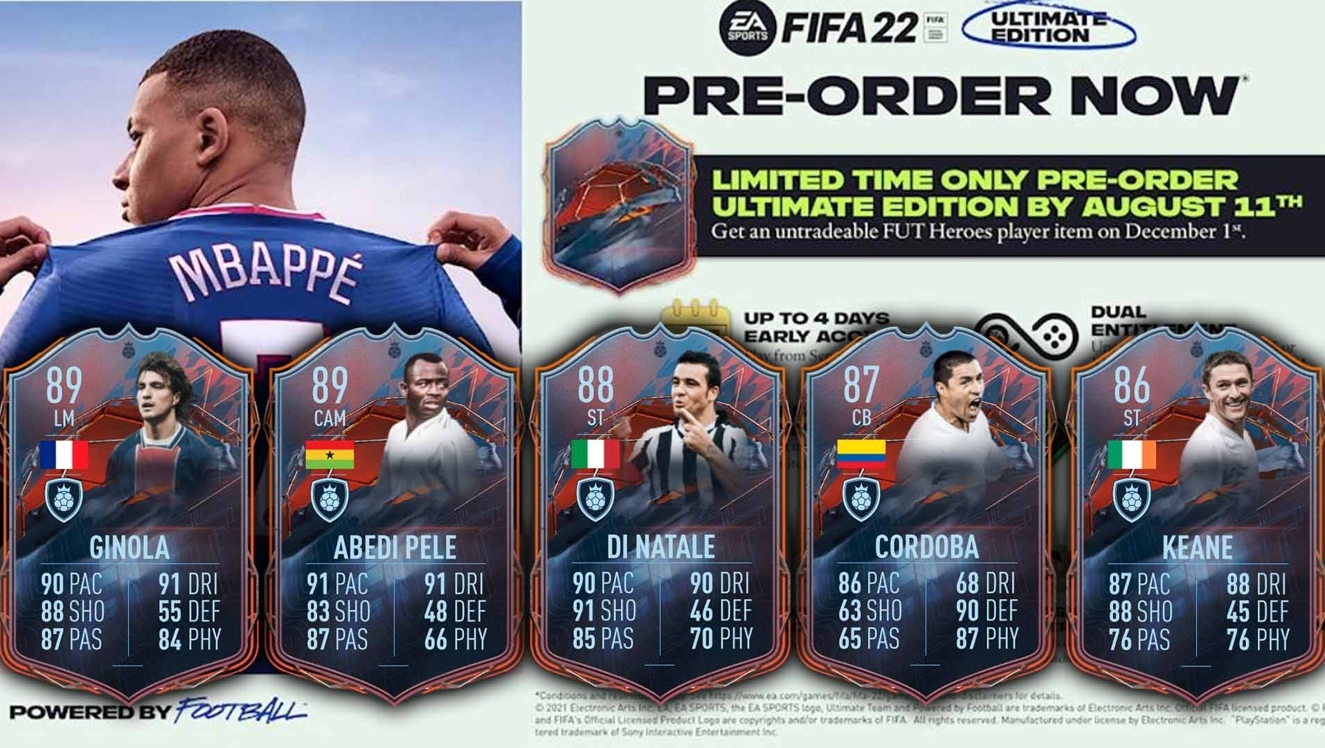 FIFA 22: Das gratis Hero Pack der Ultimate Edition kommt heute, aber ...