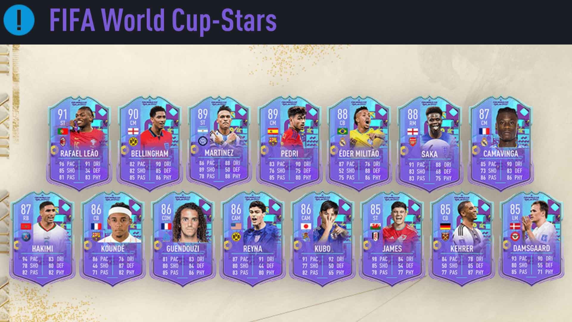 FIFA 23: World Cup Phenoms ist da! - Alle Team 1 Spieler, Leaks und ...
