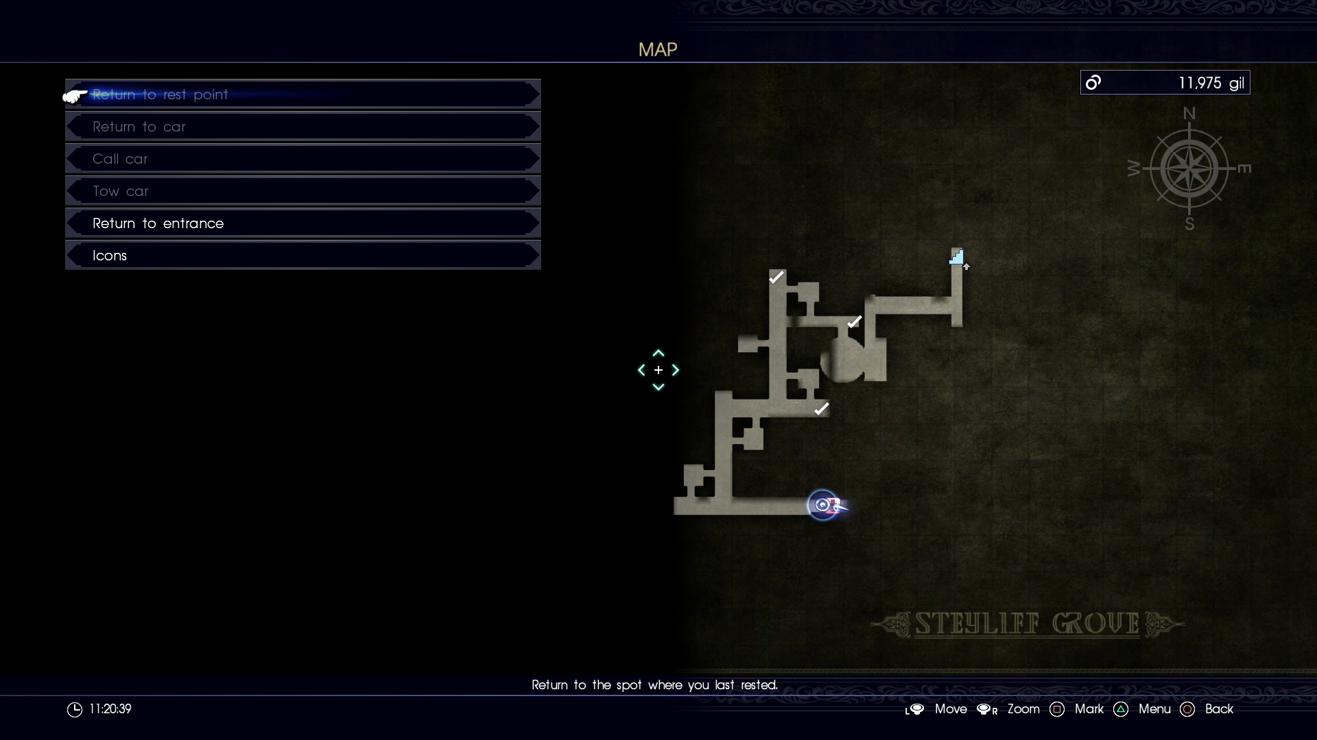 Final Fantasy 15 Chapter 7 - Party of Three, exploring Steyliff Grove ...