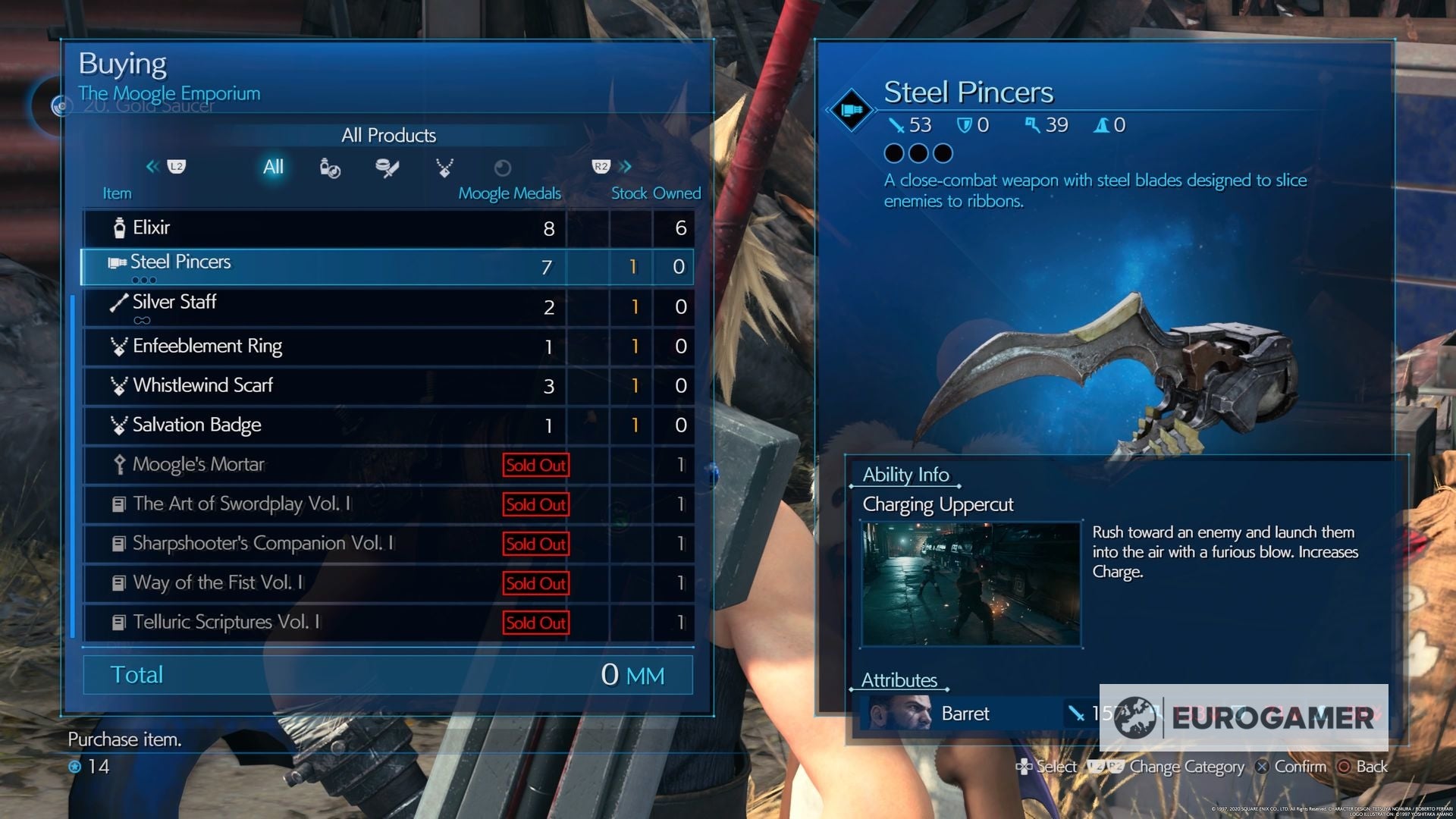 Final Fantasy 7 Remake weapons list and locations, plus abilities and ...